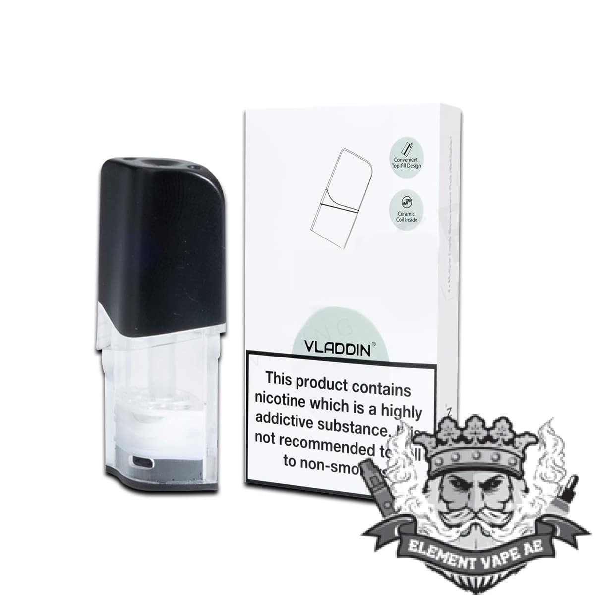 Vladdin Open Pod Cartridge - Khobar Vape Pod Abu Dhabi Dubai UAE