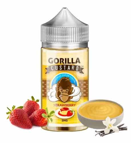 Gorilla Custard Strawberry - Khobar Vape - Premium E-juice Supply