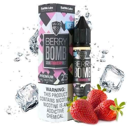 Berry Bomb ICED By VGOD saltnic 30ml - Khobar Vape Dubai AE