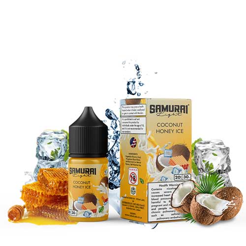 Coconut Honey Ice Saltnic - Samurai Light - Khobar Vape samurai light